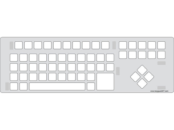 Ablenet BigKeys LX Keyboard Keyguard (#578) – Keyguard Assistive Technology
