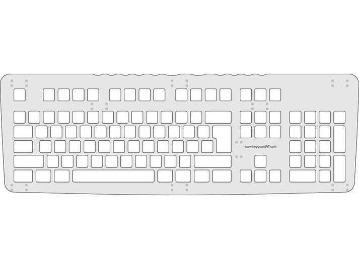 AbleNet Keys-U-See Keyboard Keyguard – Keyguard Assistive Technology
